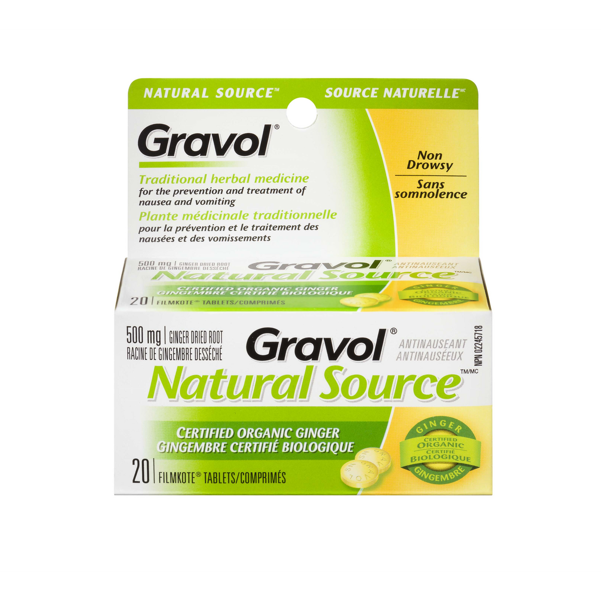 Gravol Ginger 20 Tablets | Wings E-Store