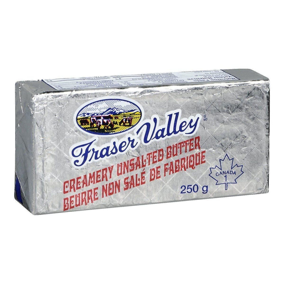 Fraser Valley Unsalted Butter 250g | Wings E-Store